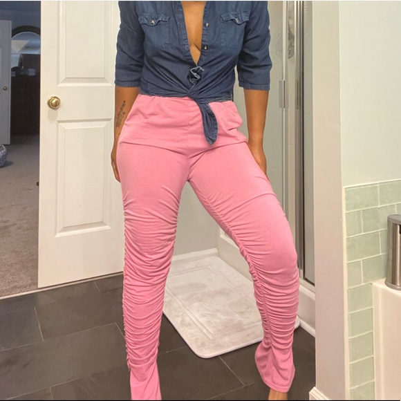 Pants & Jumpsuits | Stretchy Comfy Long Pinky Pants | Poshmark